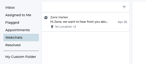 Message Inbox Overview